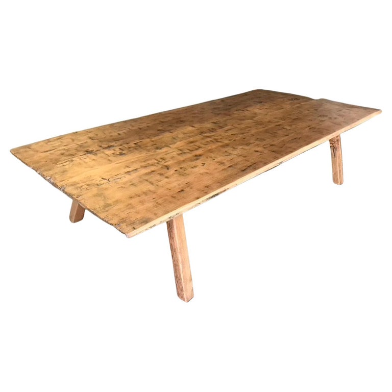 One Wide Board Coffee Table For Sale at 1stDibs
