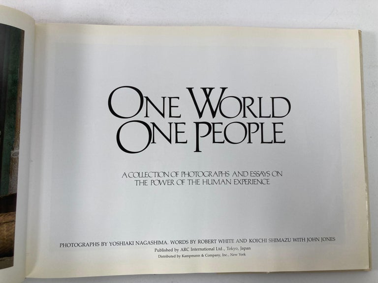 One World, One People: a Collection of Photographs and Essays For Sale ...
