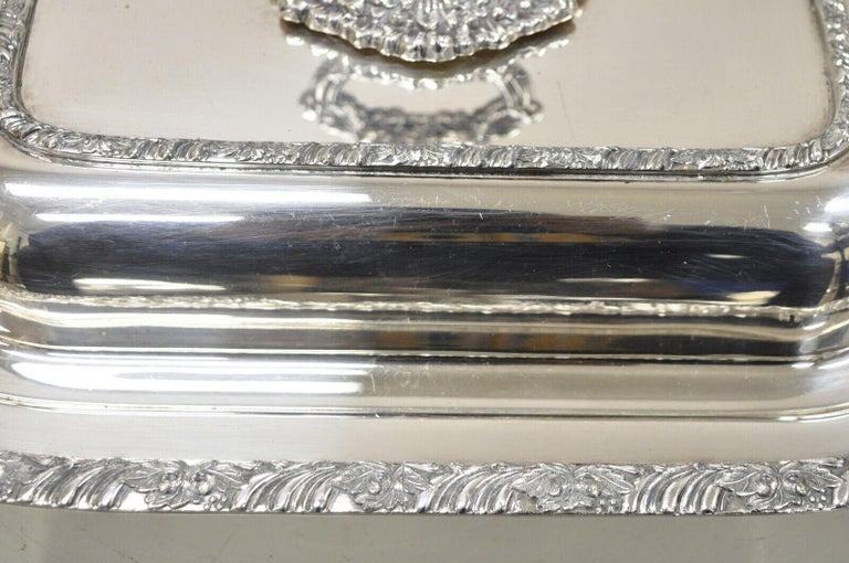 Oneida Henley Community Silver Plated Lidded Serving Dish Platter For ...