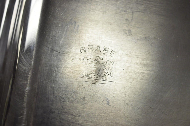 Oneida Silver Plated Grape Vine Regency Style Covered Serving Dish For ...