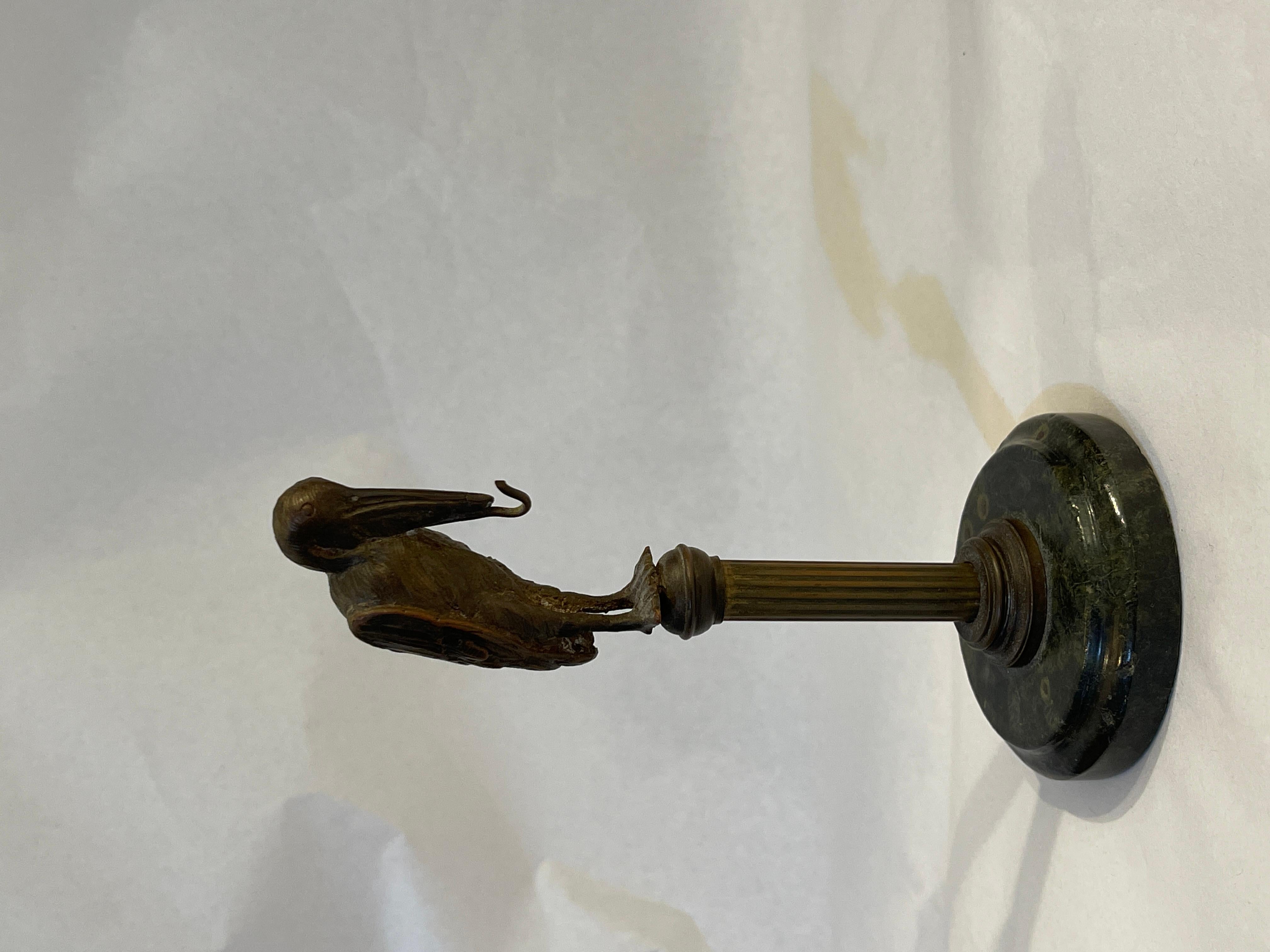 Onion Clock Holder, Early 20th Century, Bronze For Sale at 1stDibs