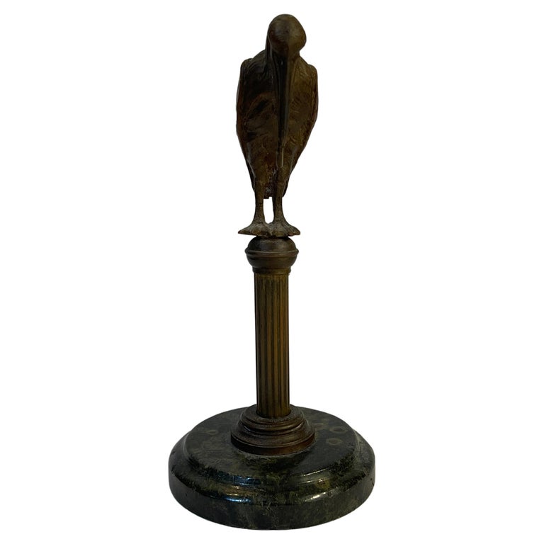 Onion clock holder, early 20th century, bronze For Sale at 1stDibs