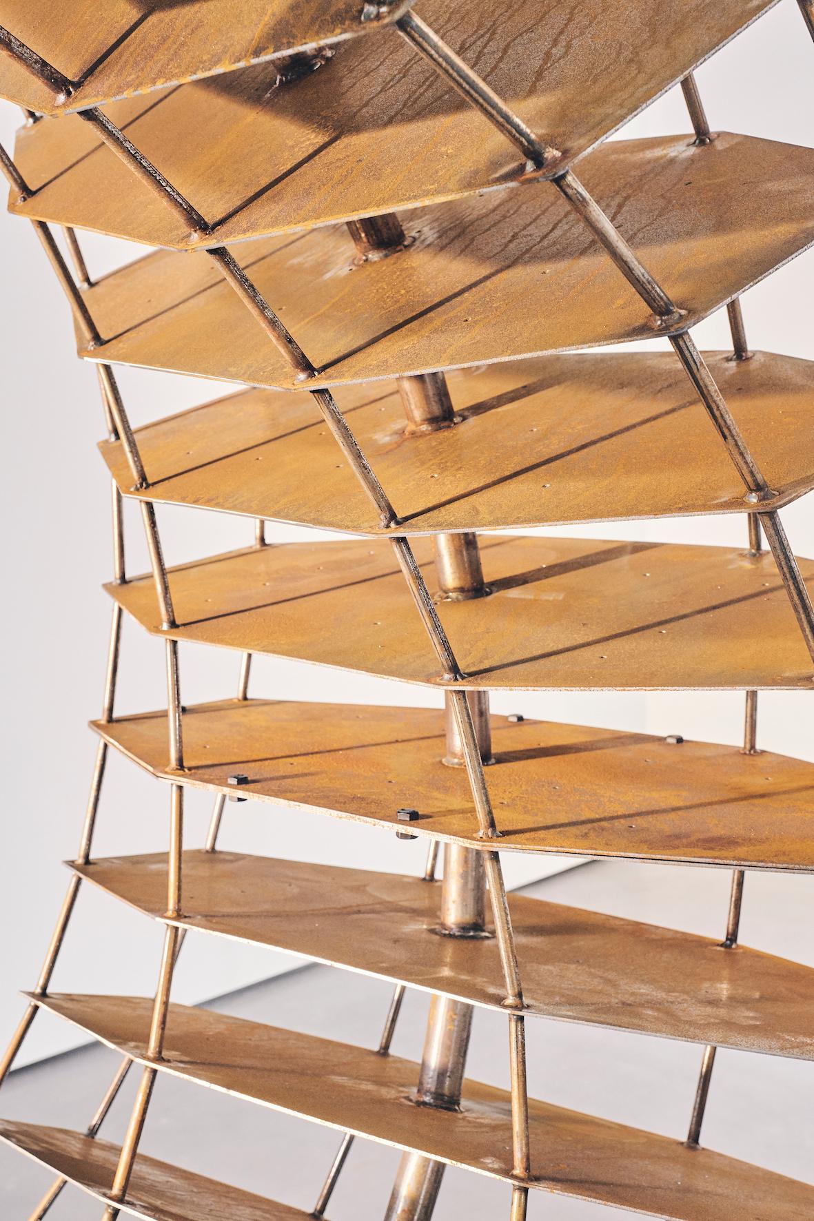 "Only Breath" Corten Steel, Outdoor Sculpture by Sapien, AKA Steve ...