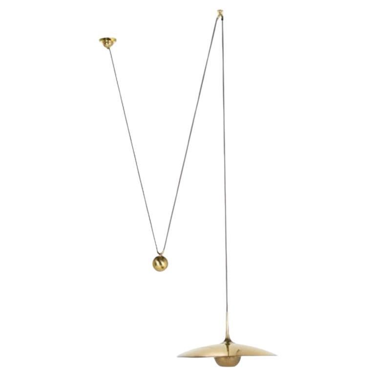 Adjustable Height Hanging Light with Counter Weight at 1stDibs