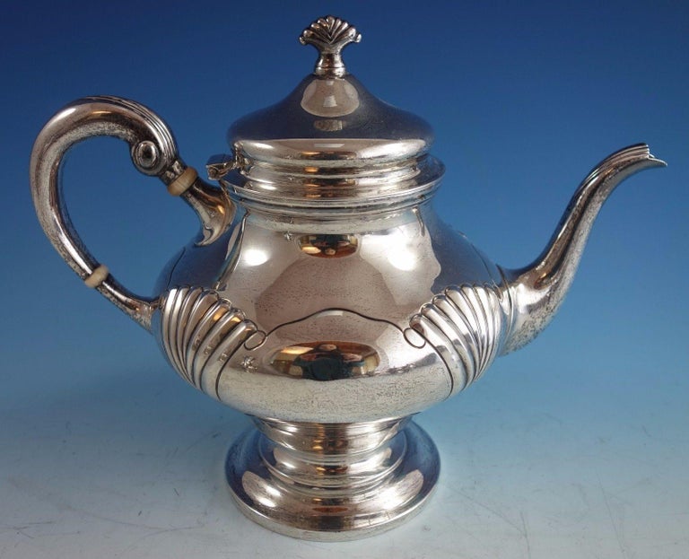 Onslow by Tuttle Sterling Silver 5-Piece Tea Set Hand Chased #1835 at ...