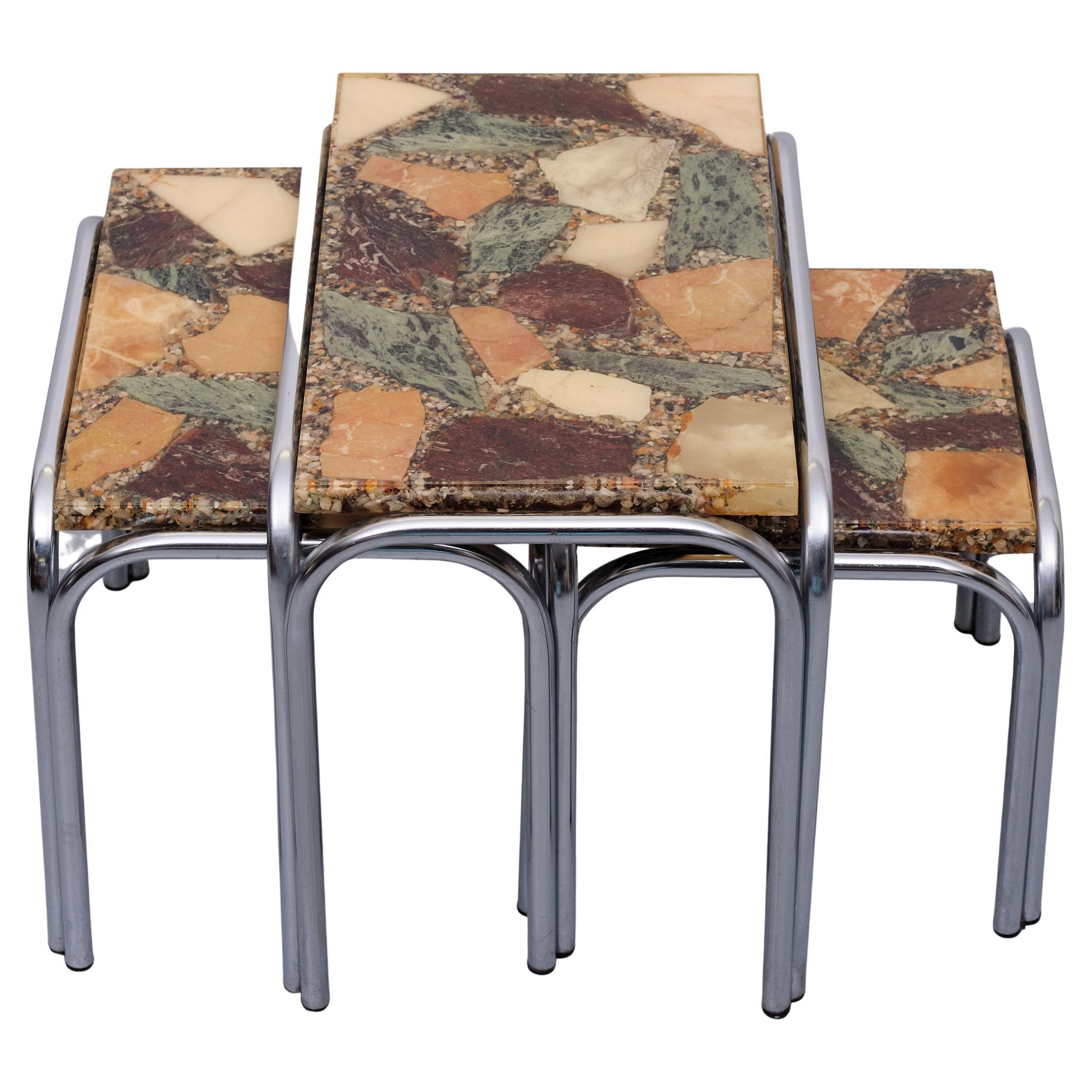 Triangular Nesting Tables at 1stDibs
