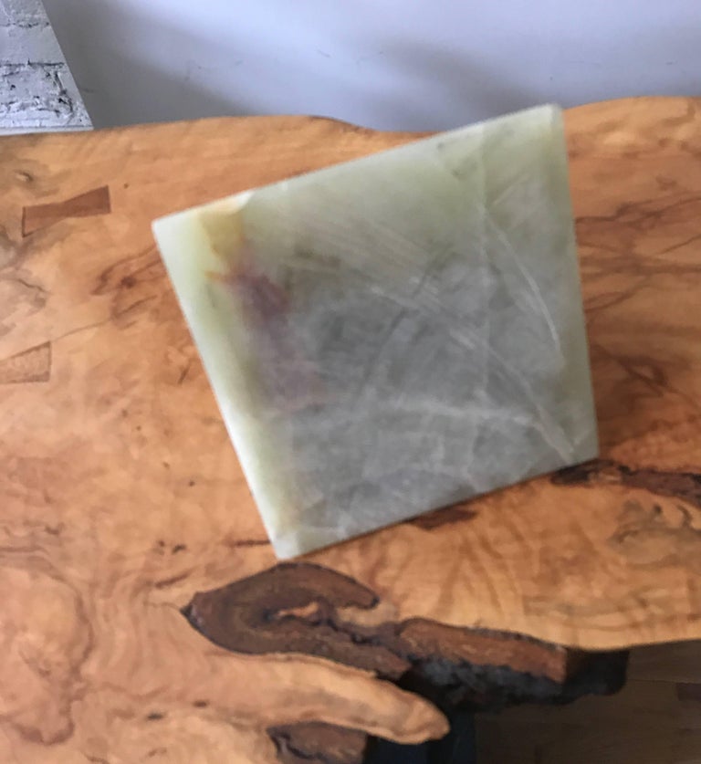 Onyx Pyramid Decorative Tabletop Object at 1stDibs