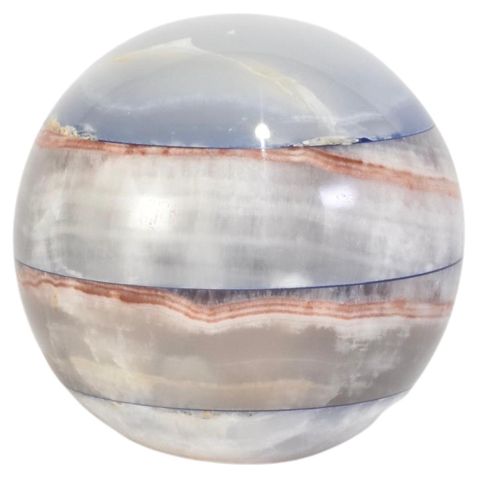 Large Natural Oyster Shell Sphere Sculpture at 1stDibs