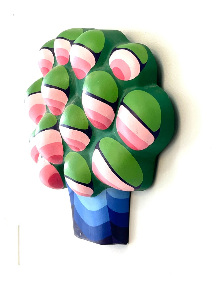 Op Pop Art Papier Mache Modern Wall Sculpture, 1960s For Sale at 1stDibs