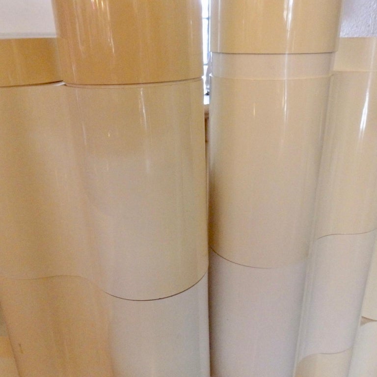 Op Pop Mod Italian Stackable Plastic Room Divider Screen at 1stDibs