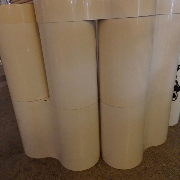 Op Pop Mod Italian Stackable Plastic Room Divider Screen at 1stDibs