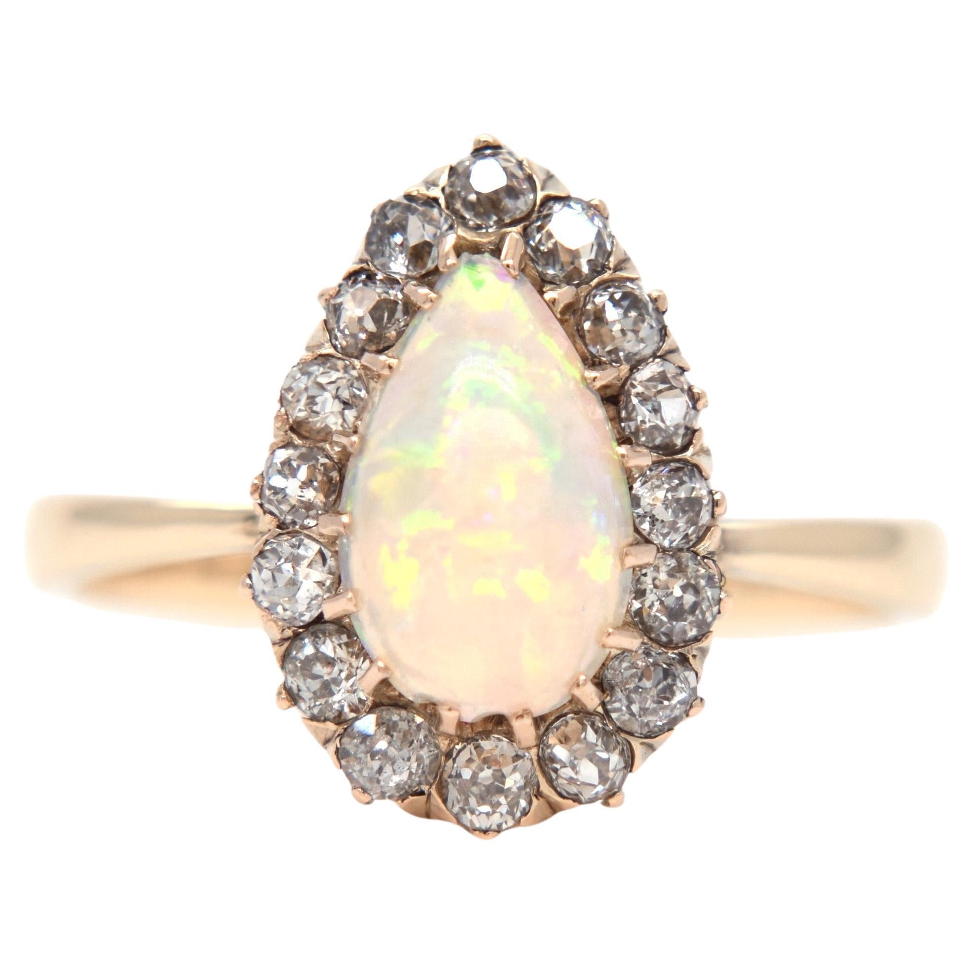 Vintage Mine Cut Diamond Rings - 685 For Sale on 1stDibs