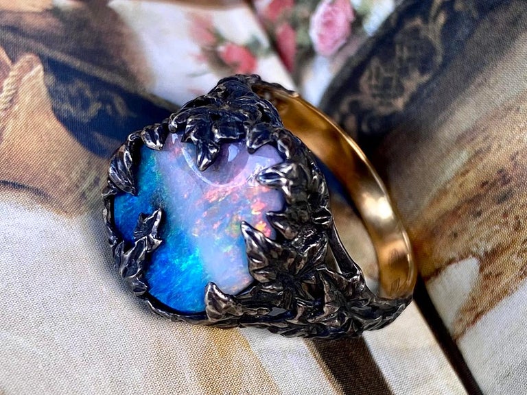 dragon breath opal ring