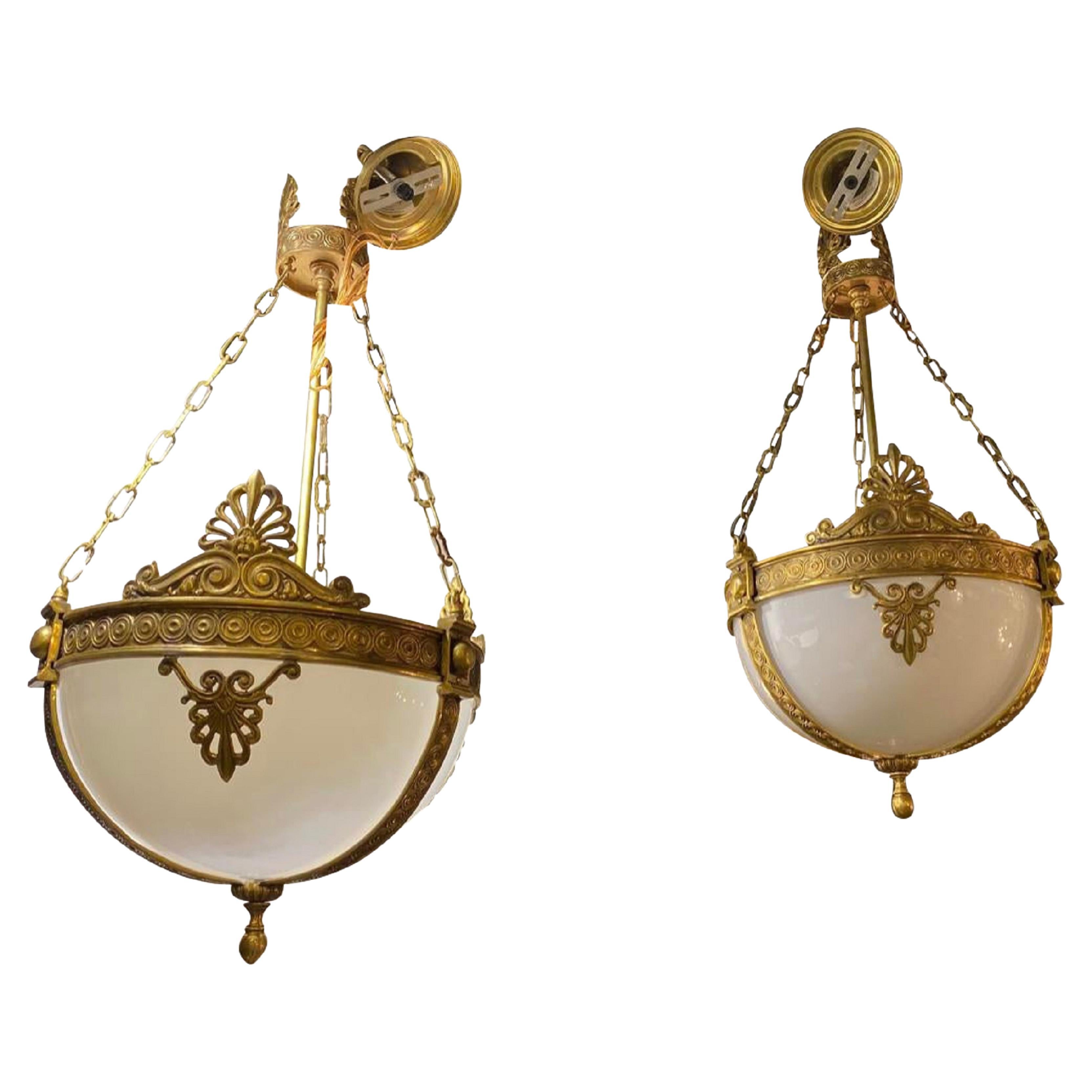 Original 1930s Porcelain Enamel Anaheim Gymnasium Light Fixture at 1stDibs