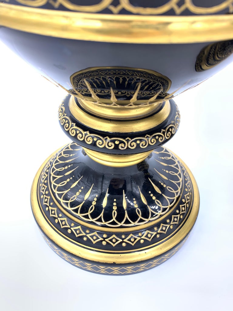 Opaline Glass with Floral Design Vases For Sale at 1stDibs