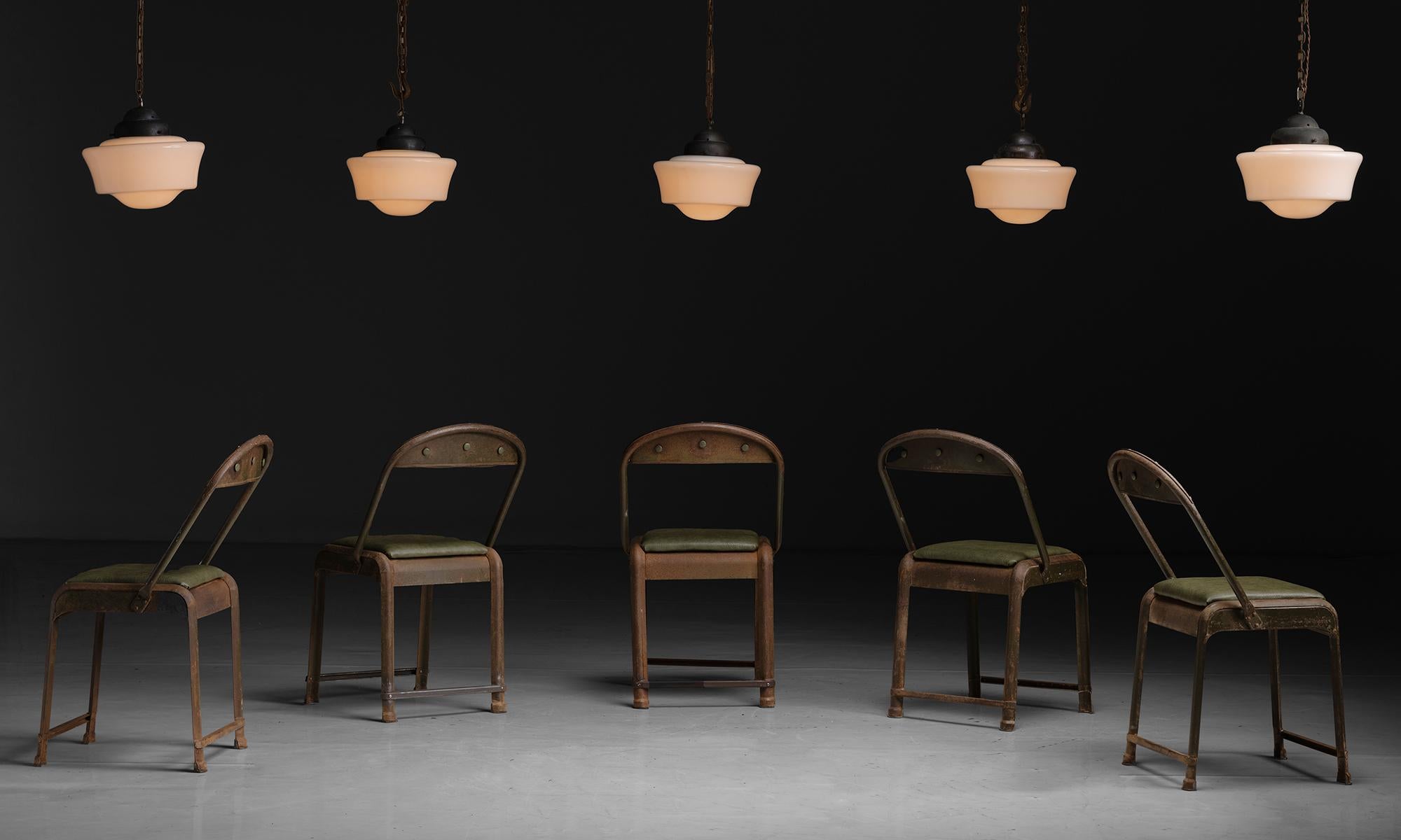 Opaline Pendants, England circa 1930 For Sale at 1stDibs