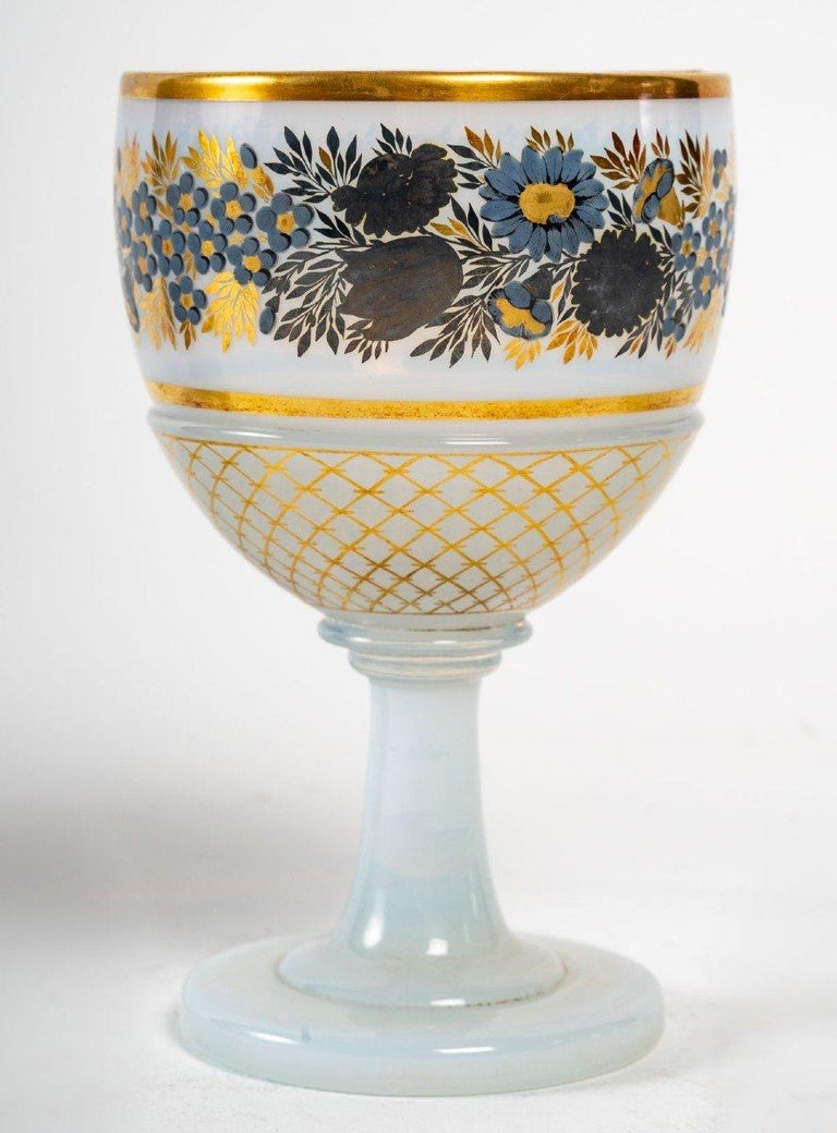 Opaline Service in Charles X Style, xix Century For Sale at 1stDibs