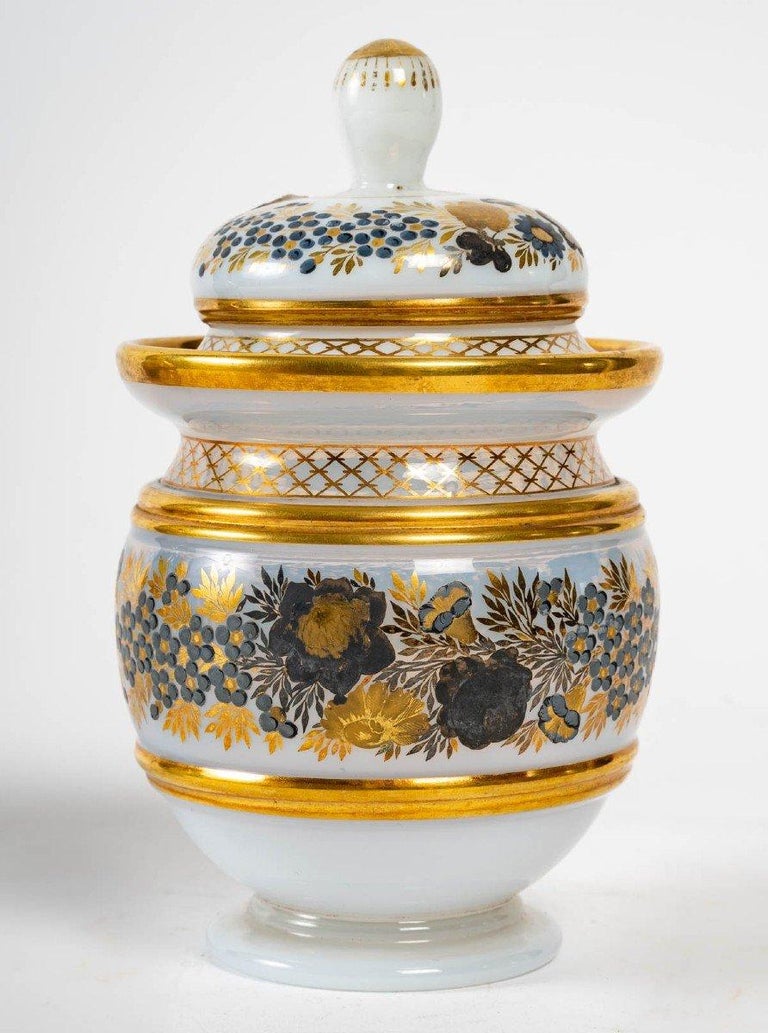 Opaline Service in Charles X Style, xix Century For Sale at 1stDibs