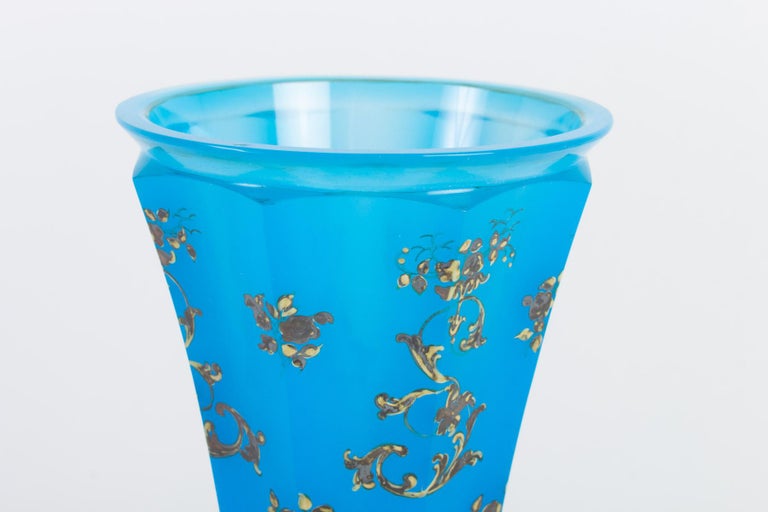 Opaline Vase, France, 19th Century, Napoleon III Period at 1stDibs