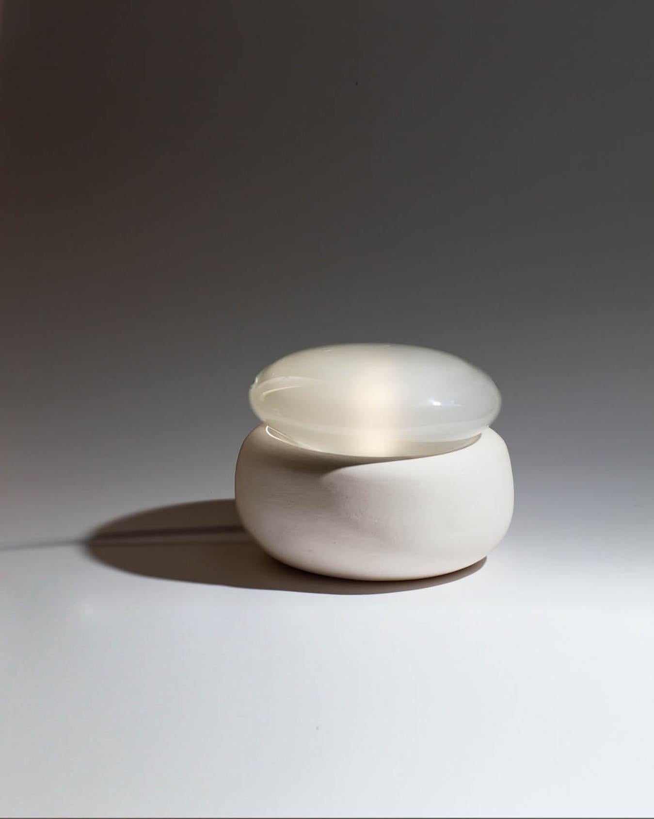 Opaque Glass Table Lamp: Contemporary danish Illumination for Stylish ...