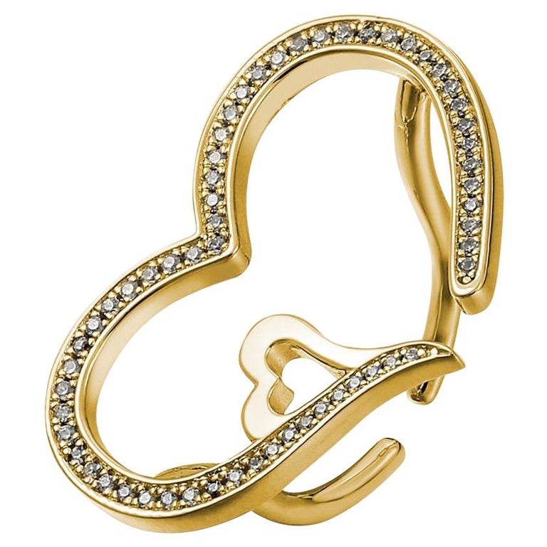 Customizable Open Heart Wire Ring For Sale at 1stDibs