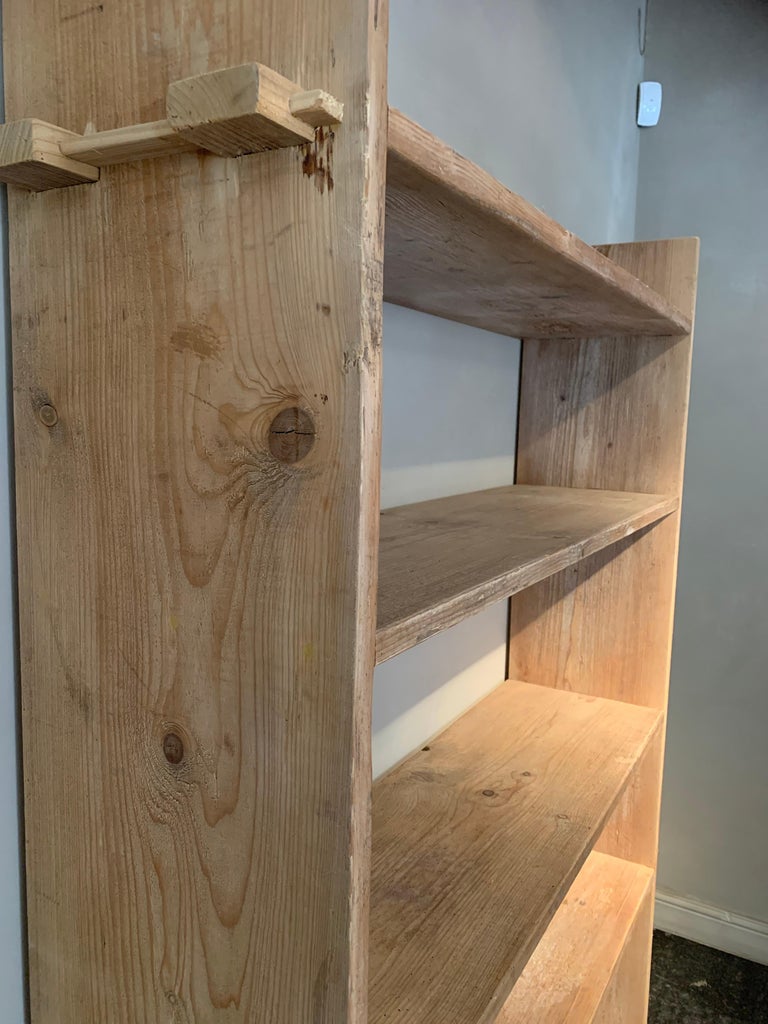 Open Rack Shelve Unit Reclaimed Wood For Sale at 1stDibs