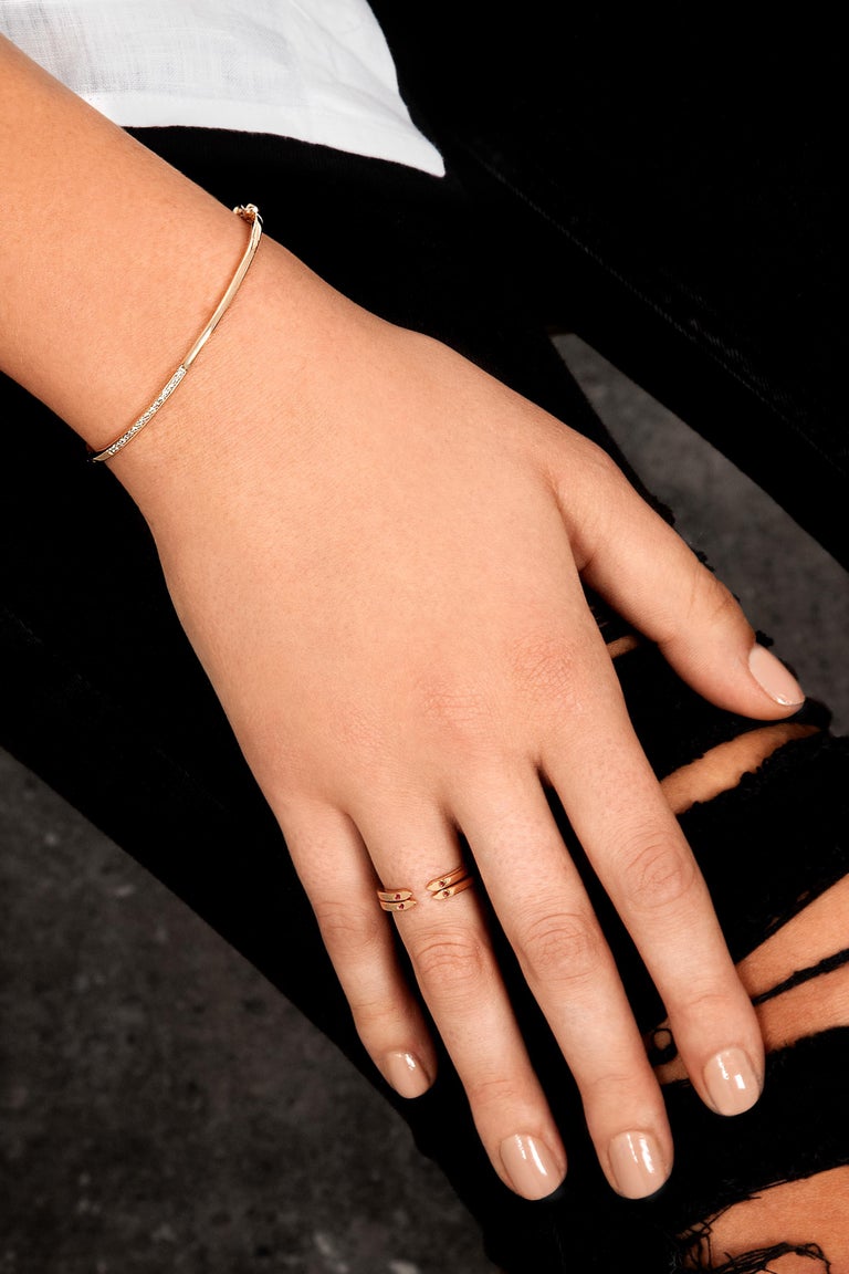 Open Ring in Yellow Gold with Rubies by Allison Bryan at 1stDibs