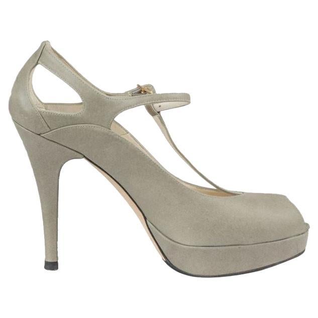 Stuart Weitzman "Glass" Slippers 1980s at 1stDibs