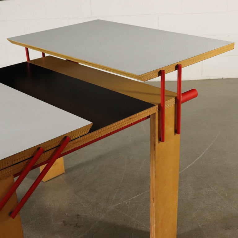 Openable Table by Stefano Stefani for Pallucco, Italy, 1980s at 1stDibs