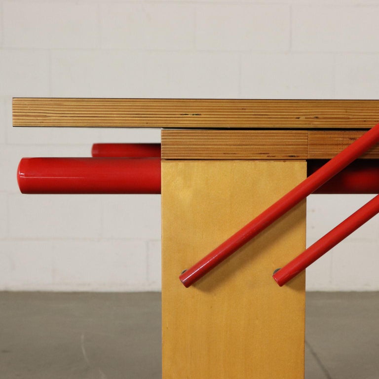 Openable Table by Stefano Stefani for Pallucco, Italy, 1980s at 1stDibs