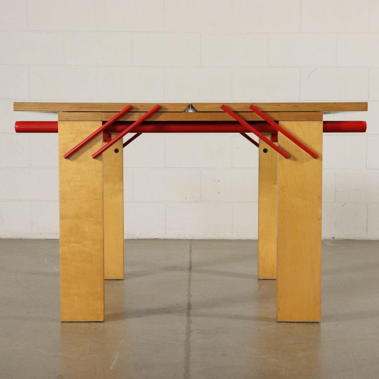Openable Table by Stefano Stefani for Pallucco, Italy, 1980s at 1stDibs