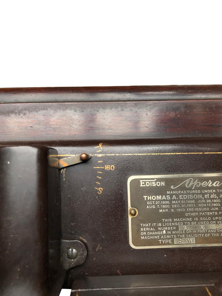 Opera Gramophone, Thomas A. Edison, 19th Century at 1stDibs