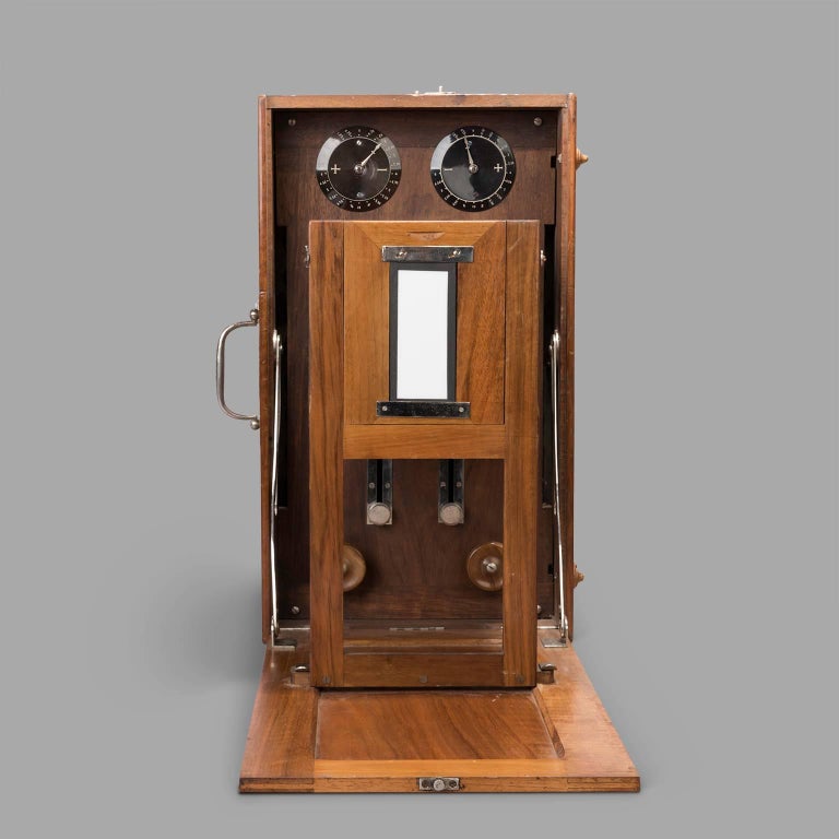 Ophtalmic Test Device "Auto-Visiometre" and Advertising Board, circa ...