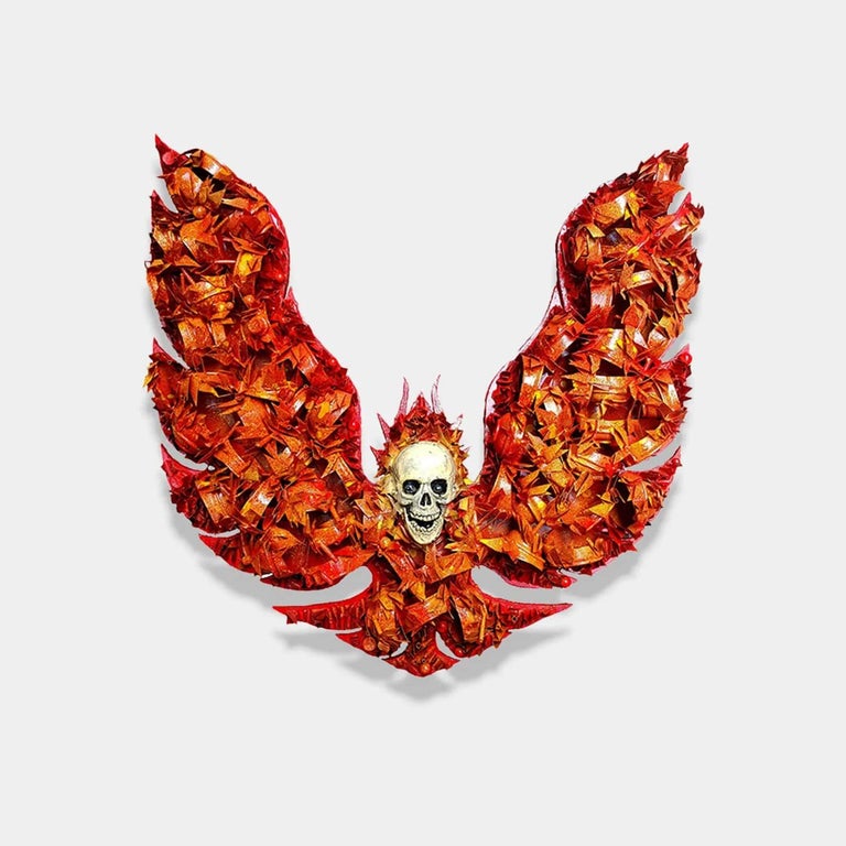 Optimus Volts - Pop Art Wall Sculpture, "Trans Am Phoenix Bitches" For ...