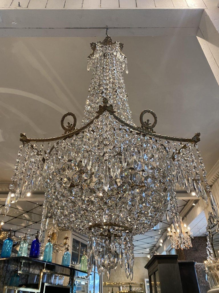 Opulant Large Antique Chandelier, 1900, France For Sale at 1stDibs ...
