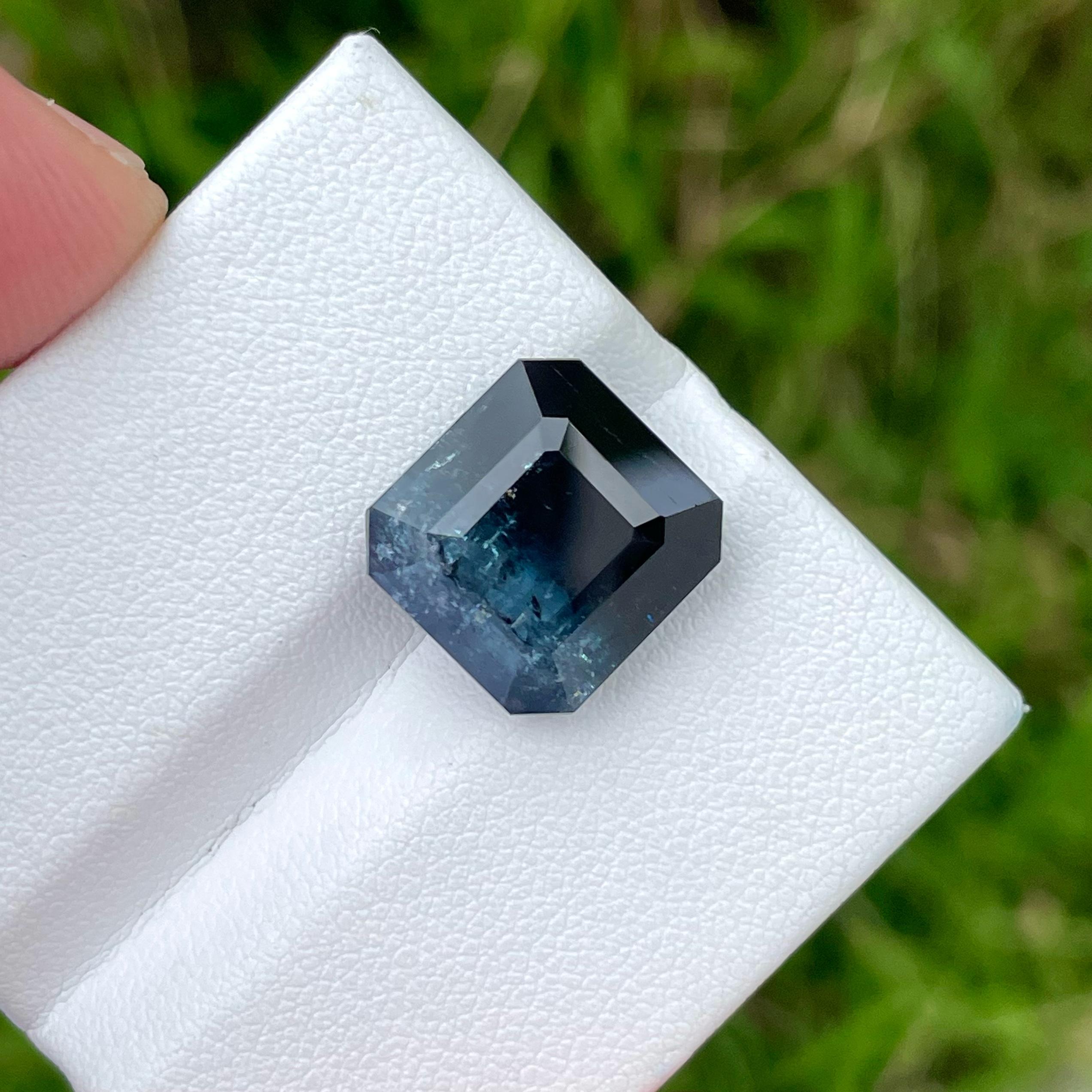 Opulent Bicolor Rare Tourmaline 11.25 carats Emerald Cut Natural ...