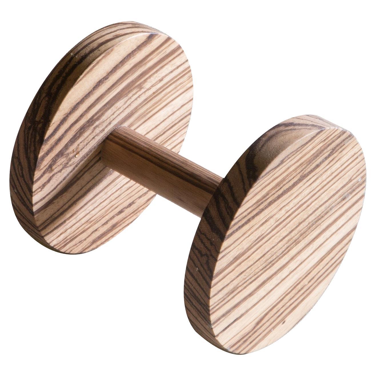 Set di 2 pesi Specifici in legno di zebrano della Ora Collection in ...