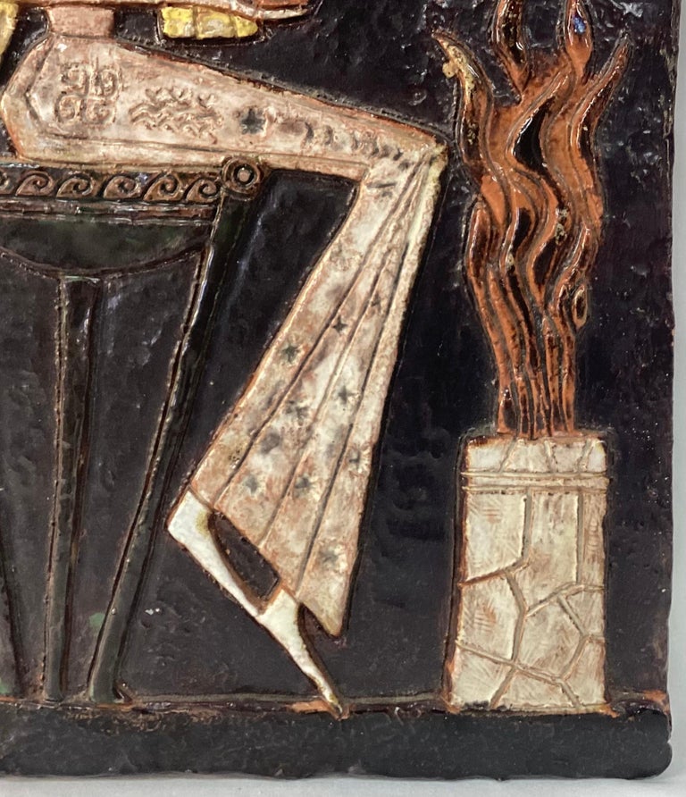 Oracle of Delphi Ceramic Wall Art For Sale at 1stDibs