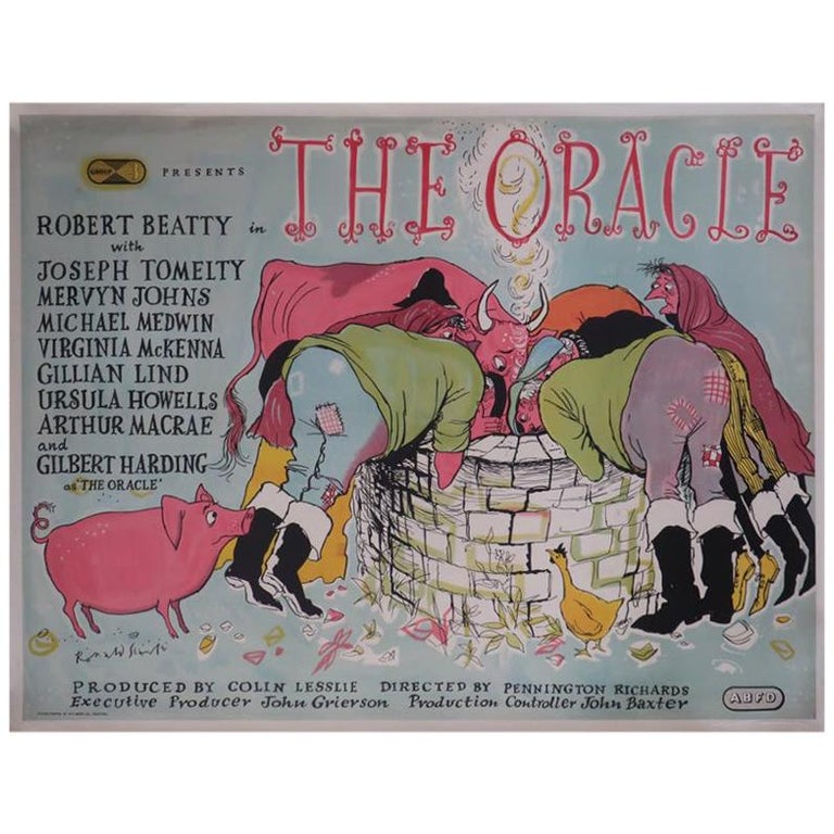 Oracle, the 1953 Poster For Sale at 1stDibs