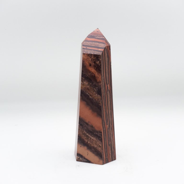 Orange-Brown Banded Jasper Point For Sale at 1stDibs
