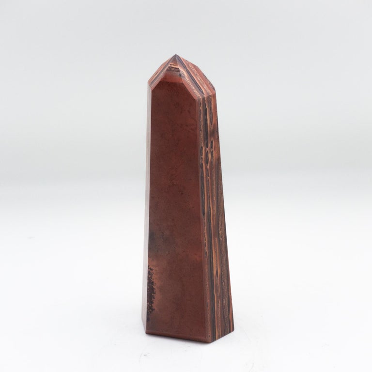 Orange-Brown Banded Jasper Point For Sale at 1stDibs