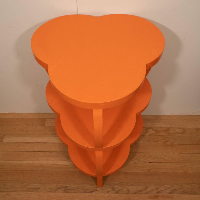 Orange Clover Leaf Table at 1stDibs | clover leaf personality