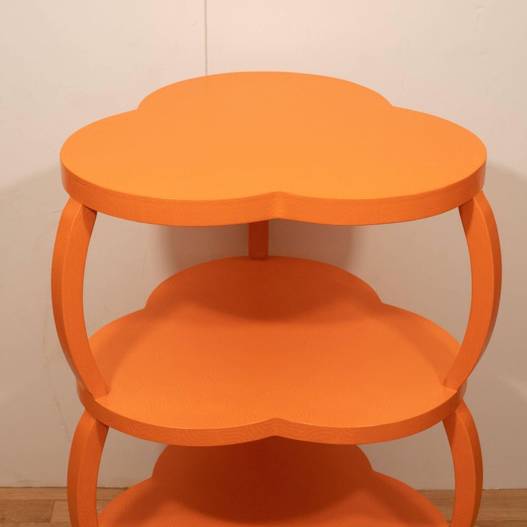 Orange Clover Leaf Table at 1stDibs | clover leaf personality