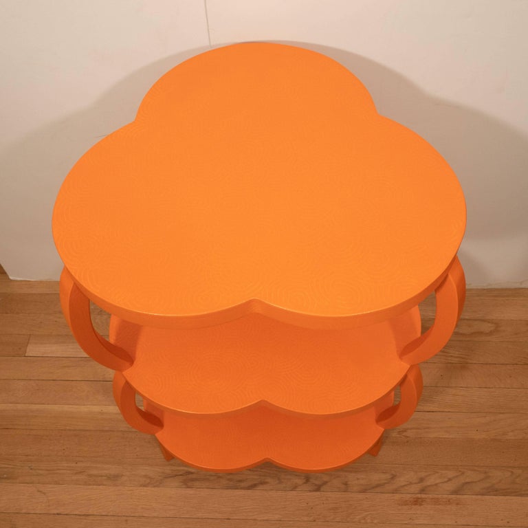 Orange Clover Leaf Table at 1stDibs | clover leaf personality