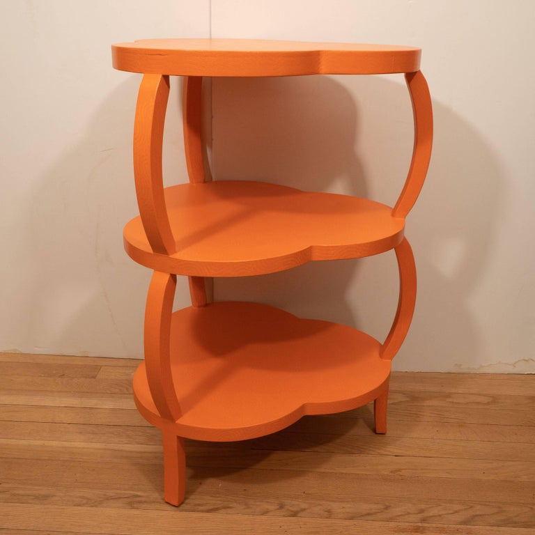 Orange Clover Leaf Table at 1stDibs | clover leaf personality