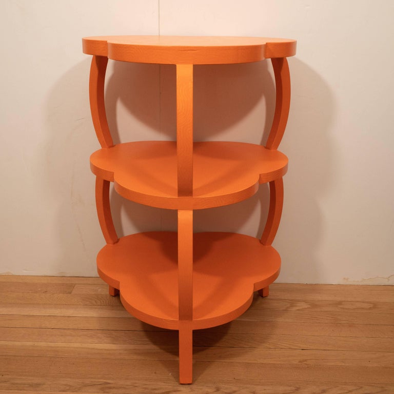 Orange Clover Leaf Table at 1stDibs | clover leaf personality