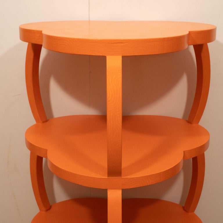 Orange Clover Leaf Table at 1stDibs | clover leaf personality
