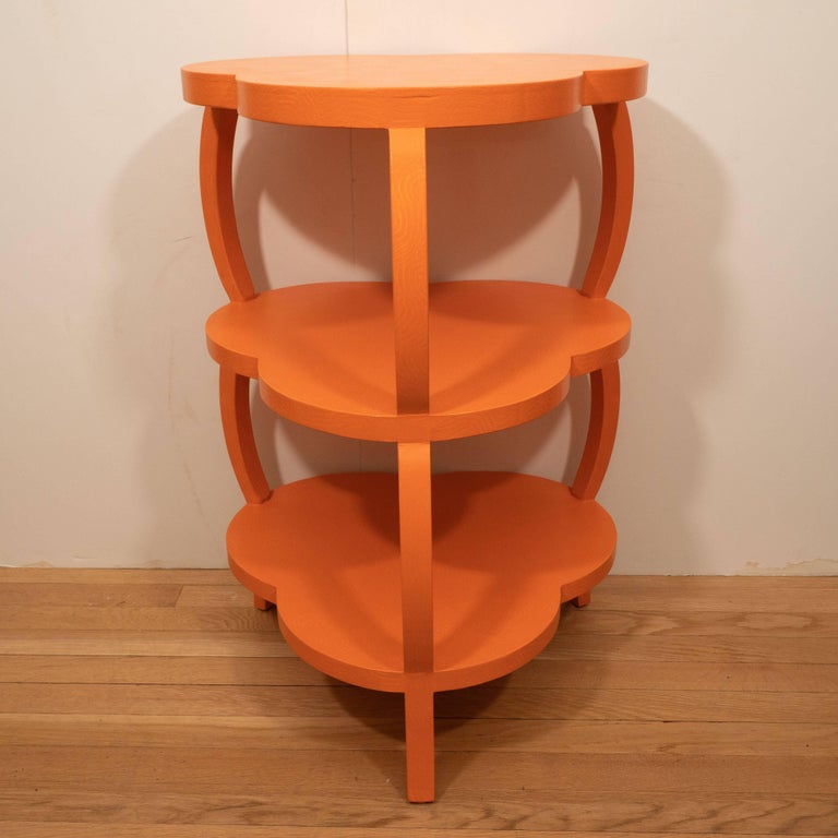 Orange Clover Leaf Table at 1stDibs | clover leaf personality