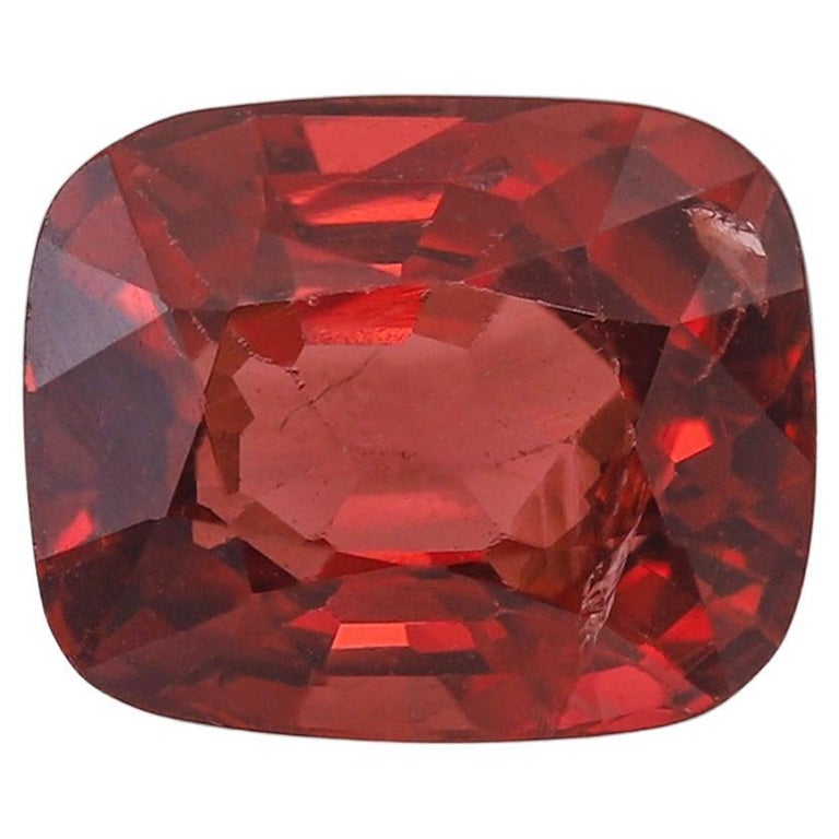 Orange Colour Natural Spinel from Burma 1.05 Cts Spinel Gemstones ...