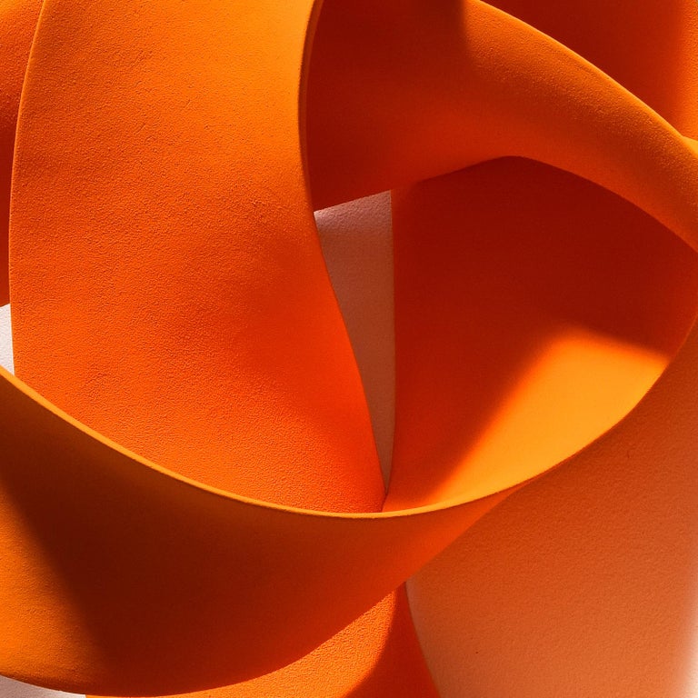 Orange Wall Mounted Ceramic Sculpture by Merete Rasmussen For Sale at ...